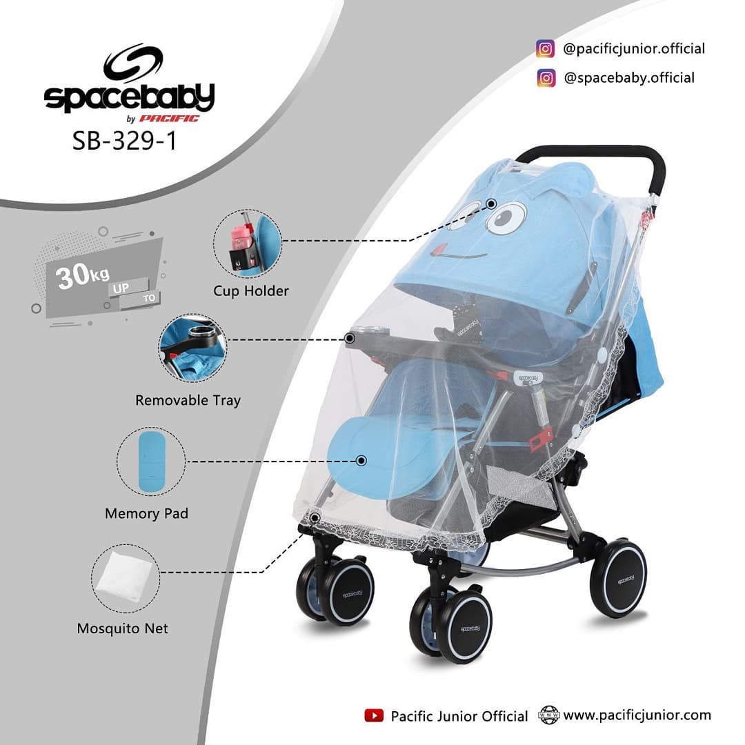 BABY STROLLER SPACEBABY SB-329-1 - Pacific Junior