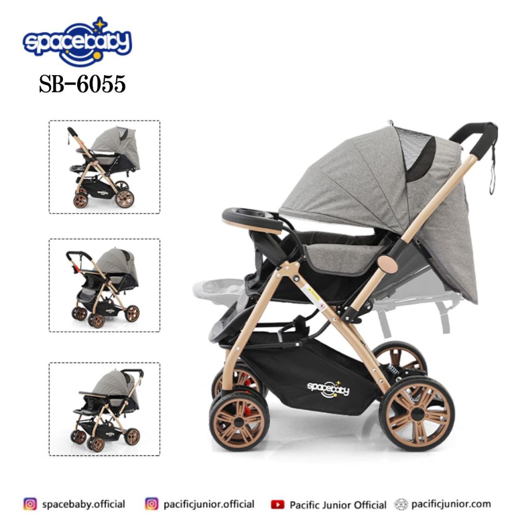 BABY STROLLER SPACEBABY SB-6055 - Pacific Junior